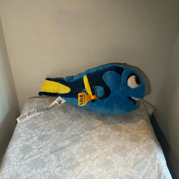 Disney | Toys | Blue And Yellow Fish Plush Toy | Poshmark